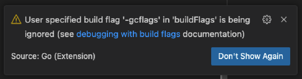 vscode debug golang 代码不按顺序跳转、变量不可见问题